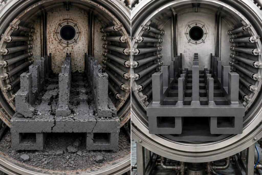 Why Graphite Components Fail in Vacuum Furnaces | GLOBAL